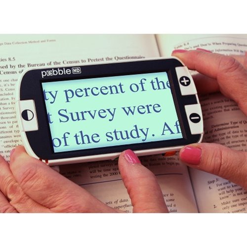 Pebble HD Hand Held Portable Electronic Magnifier at HealthyKin.com